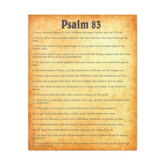 Express Your Love Gifts | Art | Scripture Sign Psalm 83 Chapter Gold ...